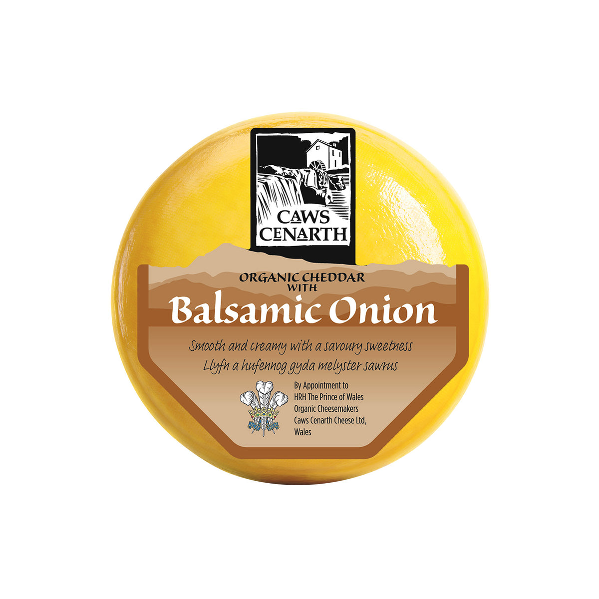Welsh Cheddar Organic Cheese - with Balsamic Onion